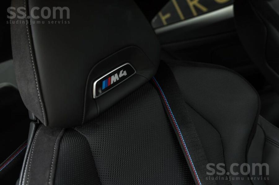 Melns BMW M4 2022 Tukums, ar dzinēja tilpumu 3.00 L un nobraukumu 68 tūkst. km par 69990 €, foto 10 vietnē AUTOMOTO.COM.LV