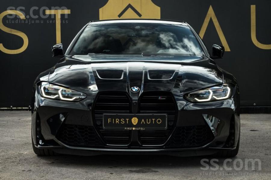Black BMW M4 2022 in Tukums, with an engine capacity of 3.00 L and mileage of 68 thousand km for 69990 €, photo 17 on AUTOMOTO.COM.LV