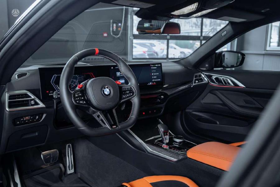 Melns BMW M4 2025 Viļņa, ar dzinēja tilpumu 3.00 L un nobraukumu 3 tūkst. km par 89999 €, foto 15 vietnē AUTOMOTO.COM.LV