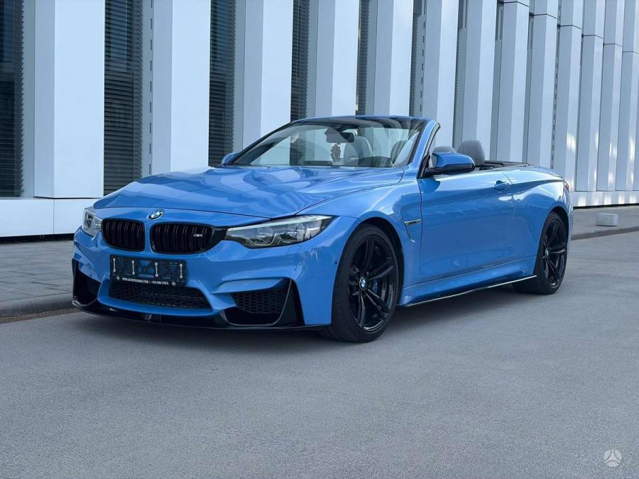 Синий БМВ M4 2017 в Вильнюс, объемом двигателя 2.98 л и пробегом 98 тыс. км за 32500 €, фото 1 на AUTOMOTO.COM.LV
