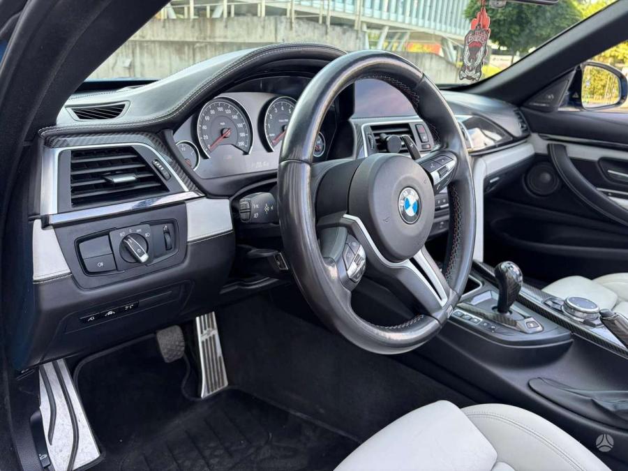 Синий БМВ M4 2017 в Вильнюс, объемом двигателя 2.98 л и пробегом 98 тыс. км за 32500 €, фото 13 на AUTOMOTO.COM.LV