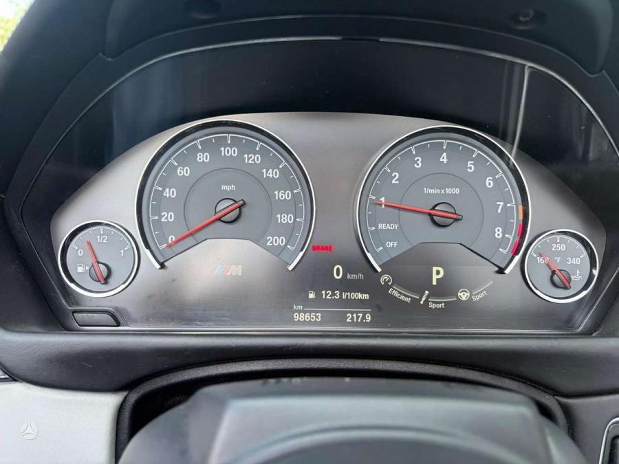 Синий БМВ M4 2017 в Вильнюс, объемом двигателя 2.98 л и пробегом 98 тыс. км за 32500 €, фото 16 на AUTOMOTO.COM.LV