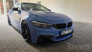Blue BMW M4 2018 in Riga, with an engine capacity of 3.00 L and mileage of 120 thousand km for 47700 €, photo 3 on AUTOMOTO.COM.LV