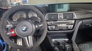 Blue BMW M4 2018 in Riga, with an engine capacity of 3.00 L and mileage of 120 thousand km for 47700 €, photo 12 on AUTOMOTO.COM.LV
