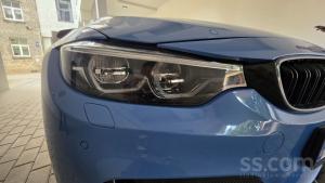 Blue BMW M4 2018 in Riga, with an engine capacity of 3.00 L and mileage of 120 thousand km for 47700 €, photo 14 on AUTOMOTO.COM.LV