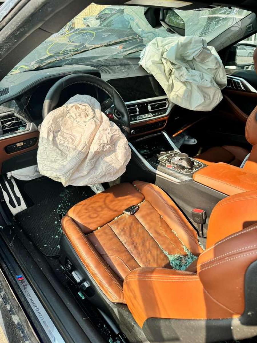Синий БМВ M4 2022 в Алитус, объемом двигателя 0.00 л и пробегом 20 тыс. км за 22500 €, фото 6 на AUTOMOTO.COM.LV