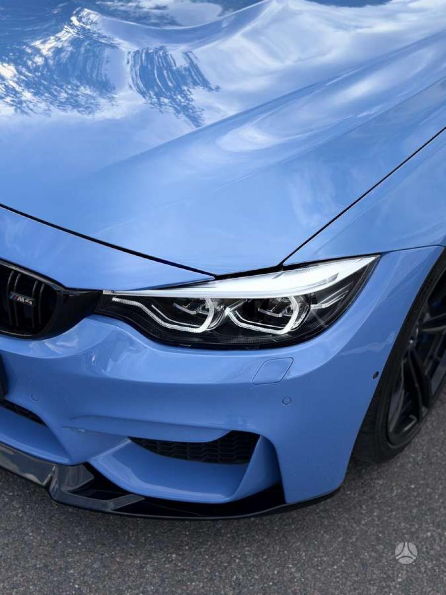 Blue BMW M4 2015 in Vilnius, with an engine capacity of 3.00 L and mileage of 163 thousand km for 34900 €, photo 12 on AUTOMOTO.COM.LV
