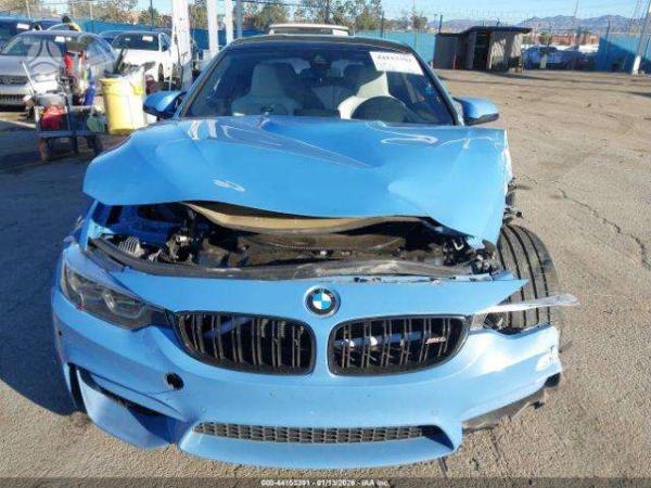 Blue BMW M4 2019 in Kaunas, with an engine capacity of 2.98 L and mileage of 89 thousand km for 24000 €, photo 10 on AUTOMOTO.COM.LV