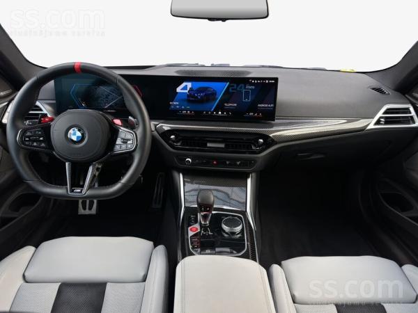 Blue BMW M4 2025 in Riga, with an engine capacity of 3.00 L and mileage of 10 thousand km for 92900 €, photo 7 on AUTOMOTO.COM.LV