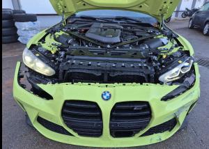 Green BMW M4 2024 in Klaipeda, with an engine capacity of 2.99 L and mileage of 23 thousand km for 49000 €, photo 9 on AUTOMOTO.COM.LV