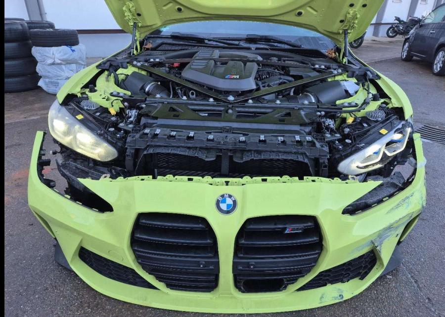 Green BMW M4 2024 in Klaipeda, with an engine capacity of 2.99 L and mileage of 23 thousand km for 49000 €, photo 9 on AUTOMOTO.COM.LV