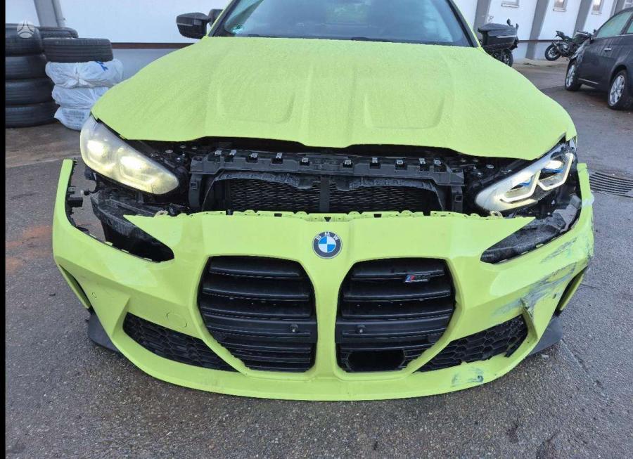 Green BMW M4 2024 in Klaipeda, with an engine capacity of 2.99 L and mileage of 23 thousand km for 49000 €, photo 12 on AUTOMOTO.COM.LV