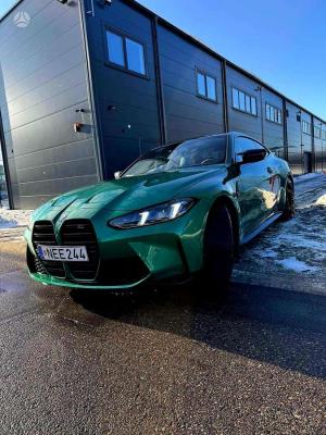 Green BMW M4 2024 in Kaunas, with an engine capacity of 3.00 L and mileage of 29 thousand km for 82000 €, photo 2 on AUTOMOTO.COM.LV