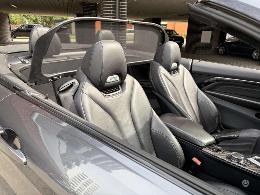 Grey BMW M4 2016 in Kaunas, with an engine capacity of 2.98 L and mileage of 98 thousand km for 31900 €, photo 13 on AUTOMOTO.COM.LV