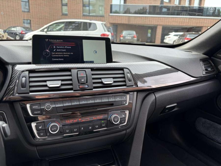 Grey BMW M4 2016 in Kaunas, with an engine capacity of 2.98 L and mileage of 98 thousand km for 31900 €, photo 16 on AUTOMOTO.COM.LV