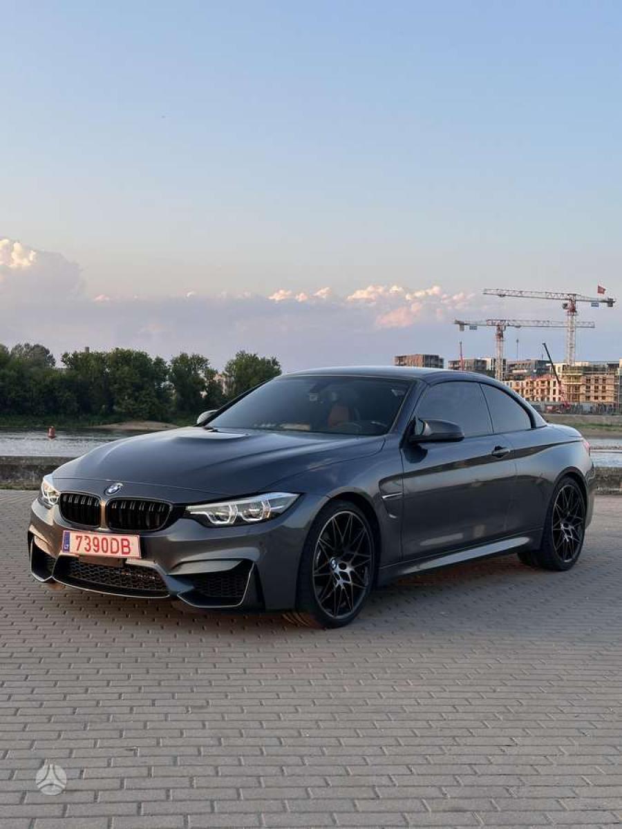 Pelēks BMW M4 2016 Kauņa, ar dzinēja tilpumu 2.98 L un nobraukumu 118 tūkst. km par 34999 €, foto 1 vietnē AUTOMOTO.COM.LV