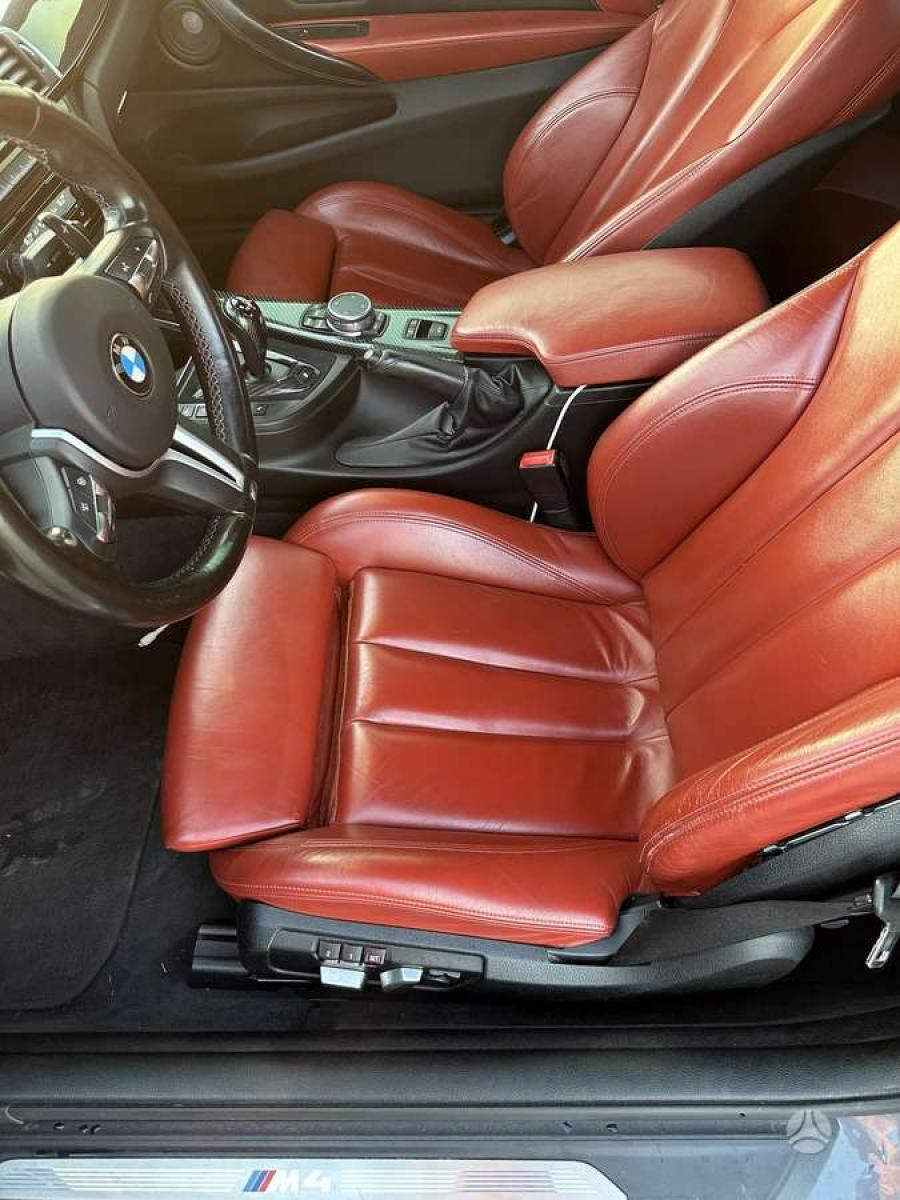 Pelēks BMW M4 2016 Kauņa, ar dzinēja tilpumu 2.98 L un nobraukumu 118 tūkst. km par 34999 €, foto 13 vietnē AUTOMOTO.COM.LV