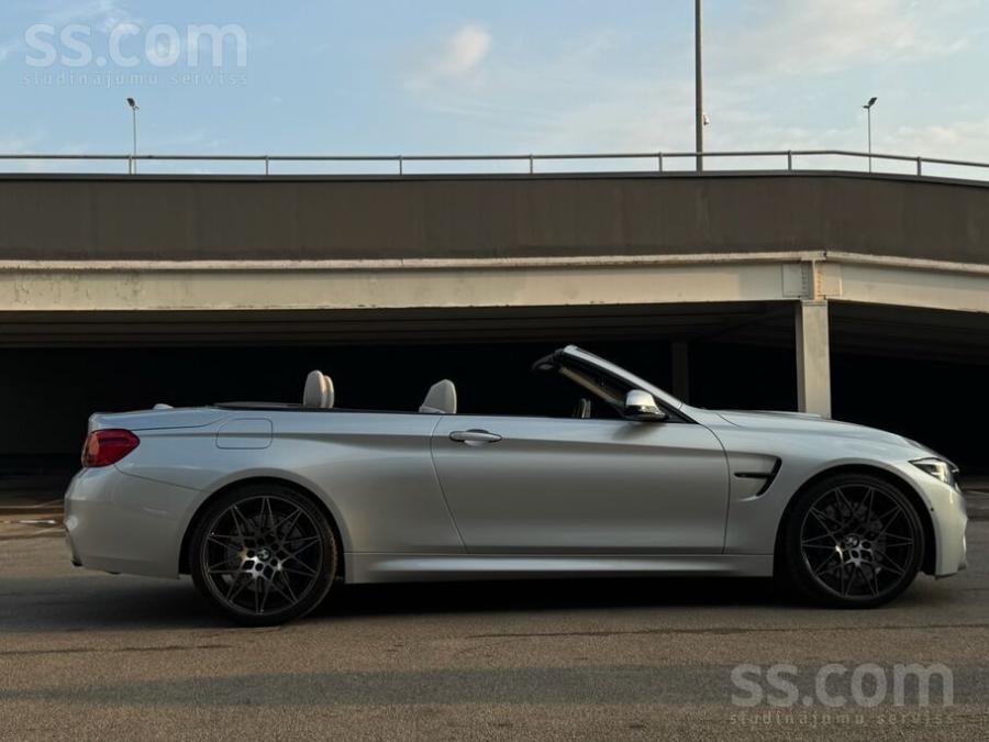 Grey BMW M4 2018 in Riga, with an engine capacity of 3.00 L and mileage of 92 thousand km for 49900 €, photo 3 on AUTOMOTO.COM.LV