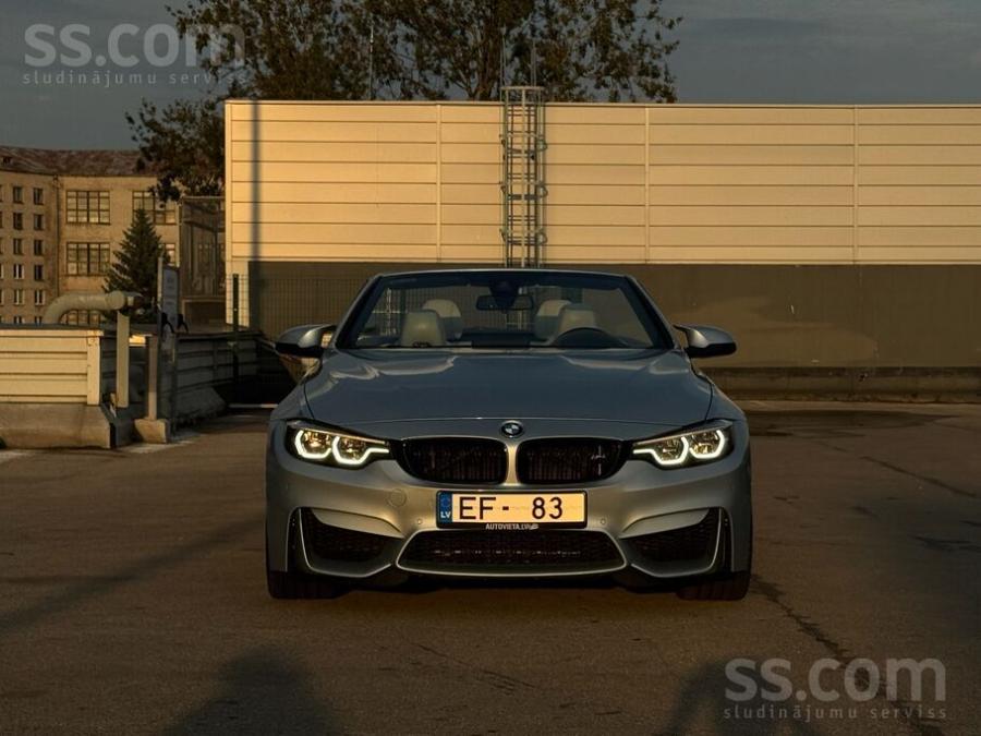 Grey BMW M4 2018 in Riga, with an engine capacity of 3.00 L and mileage of 92 thousand km for 49900 €, photo 4 on AUTOMOTO.COM.LV