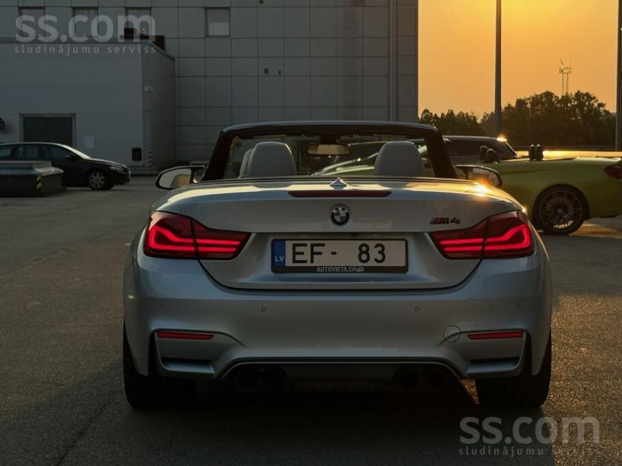 Grey BMW M4 2018 in Riga, with an engine capacity of 3.00 L and mileage of 92 thousand km for 49900 €, photo 6 on AUTOMOTO.COM.LV