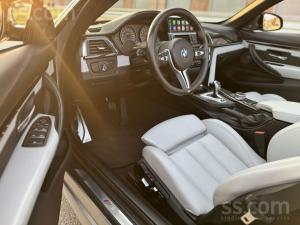 Grey BMW M4 2018 in Riga, with an engine capacity of 3.00 L and mileage of 92 thousand km for 49900 €, photo 12 on AUTOMOTO.COM.LV