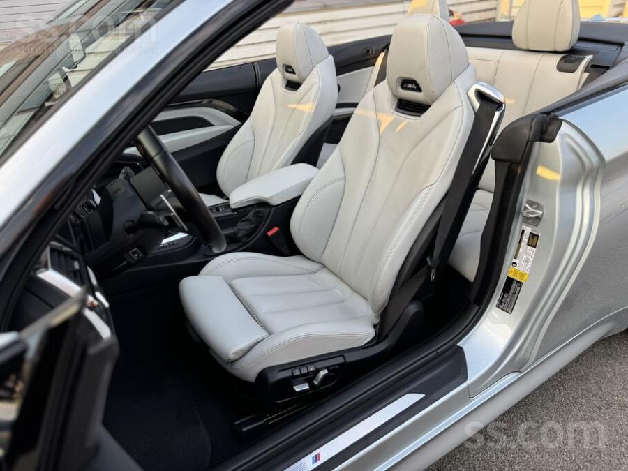 Grey BMW M4 2018 in Riga, with an engine capacity of 3.00 L and mileage of 92 thousand km for 49900 €, photo 13 on AUTOMOTO.COM.LV