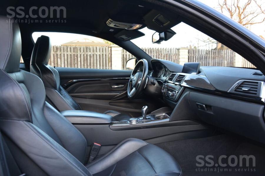 Grey BMW M4 2016 in Riga, with an engine capacity of 3.00 L and mileage of 121 thousand km for 35000 €, photo 8 on AUTOMOTO.COM.LV