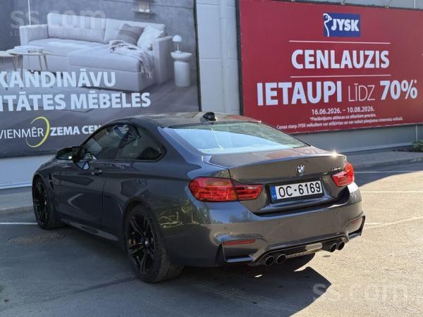 Pelēks BMW M4 2016 Rīga, ar dzinēja tilpumu 3.00 L un nobraukumu 121 tūkst. km par 33900 €, foto 6 vietnē AUTOMOTO.COM.LV