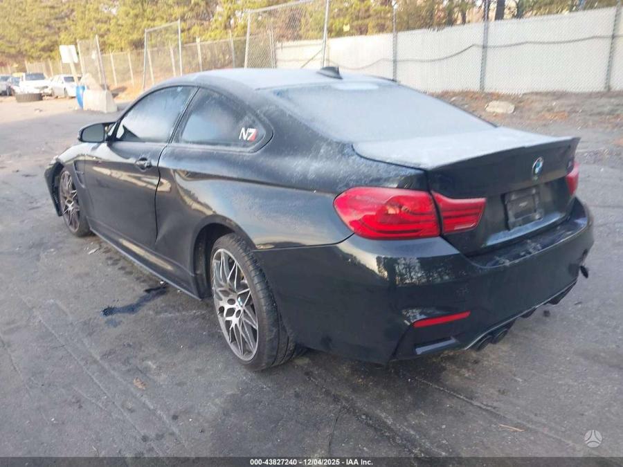 Grey BMW M4 2017 in Kaunas, with an engine capacity of 2.98 L and mileage of 119 thousand km for 19000 €, photo 4 on AUTOMOTO.COM.LV