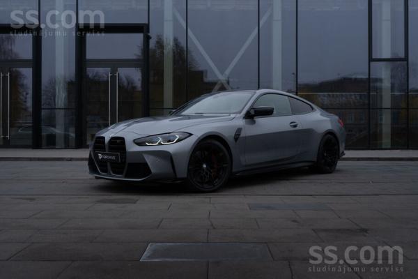 Grey BMW M4 2022 in Riga, with an engine capacity of 3.00 L and mileage of 52 thousand km for 79990 €, photo 2 on AUTOMOTO.COM.LV