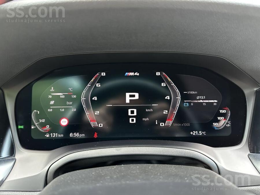 Серый БМВ M4 2022 в Елгава, объемом двигателя 3.00 л и пробегом 55 тыс. км за 66550 €, фото 23 на AUTOMOTO.COM.LV