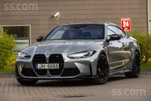 Grey BMW M4 2022 in Jelgava, with an engine capacity of 3.00 L and mileage of 59 thousand km for 69900 €, photo 3 on AUTOMOTO.COM.LV