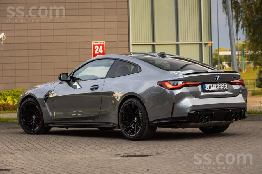Grey BMW M4 2022 in Jelgava, with an engine capacity of 3.00 L and mileage of 59 thousand km for 69900 €, photo 7 on AUTOMOTO.COM.LV