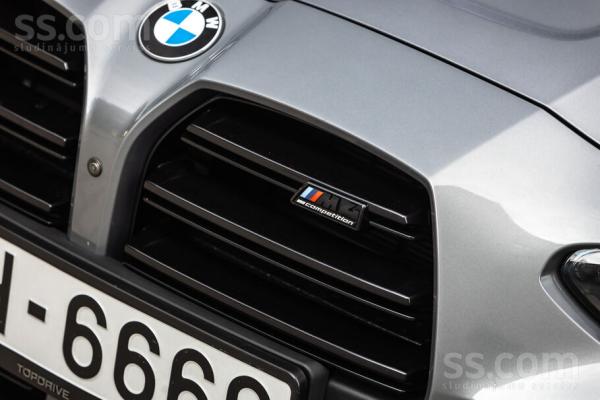 Grey BMW M4 2022 in Jelgava, with an engine capacity of 3.00 L and mileage of 59 thousand km for 69900 €, photo 8 on AUTOMOTO.COM.LV