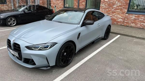 Grey BMW M4 2023 in Riga, with an engine capacity of 3.00 L and mileage of 23 thousand km for 78000 €, photo 6 on AUTOMOTO.COM.LV