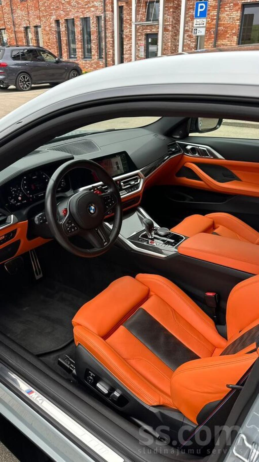 Pelēks BMW M4 2023 Rīga, ar dzinēja tilpumu 3.00 L un nobraukumu 23 tūkst. km par 78000 €, foto 11 vietnē AUTOMOTO.COM.LV