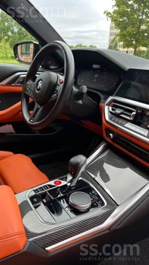 Pelēks BMW M4 2023 Rīga, ar dzinēja tilpumu 3.00 L un nobraukumu 23 tūkst. km par 78000 €, foto 15 vietnē AUTOMOTO.COM.LV