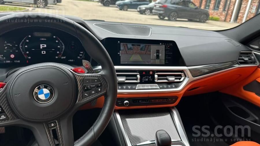 Pelēks BMW M4 2023 Rīga, ar dzinēja tilpumu 3.00 L un nobraukumu 23 tūkst. km par 78000 €, foto 17 vietnē AUTOMOTO.COM.LV