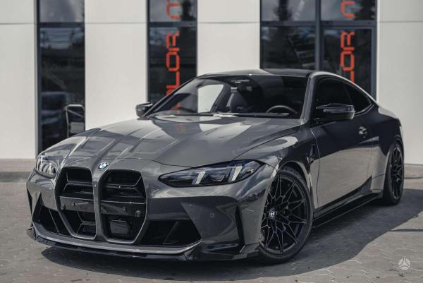 Pelēks BMW M4 2024 Viļņa, ar dzinēja tilpumu 2.99 L un nobraukumu 9 tūkst. km par 75000 €, foto 1 vietnē AUTOMOTO.COM.LV