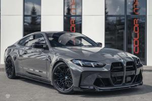Grey BMW M4 2024 in Vilnius, with an engine capacity of 2.99 L and mileage of 9 thousand km for 75000 €, photo 3 on AUTOMOTO.COM.LV