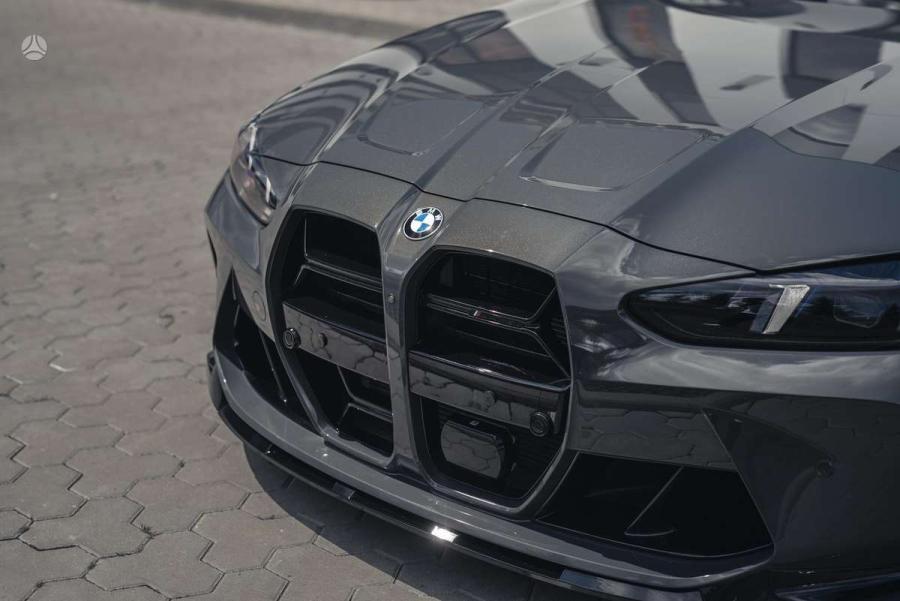 Grey BMW M4 2024 in Vilnius, with an engine capacity of 2.99 L and mileage of 9 thousand km for 75000 €, photo 6 on AUTOMOTO.COM.LV