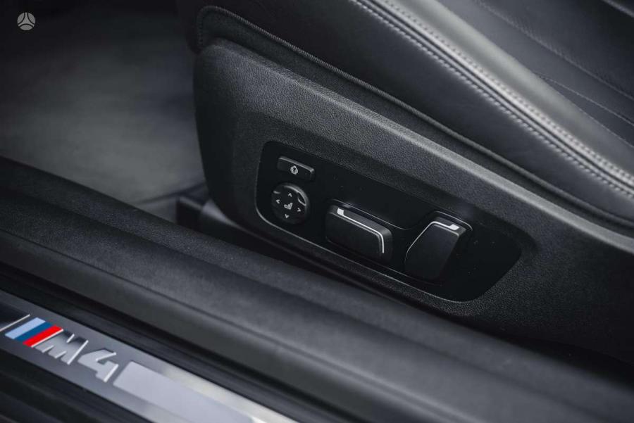 Grey BMW M4 2024 in Vilnius, with an engine capacity of 2.99 L and mileage of 9 thousand km for 75000 €, photo 29 on AUTOMOTO.COM.LV