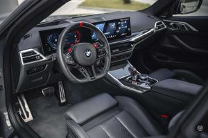 Grey BMW M4 2024 in Vilnius, with an engine capacity of 2.99 L and mileage of 9 thousand km for 75000 €, photo 31 on AUTOMOTO.COM.LV