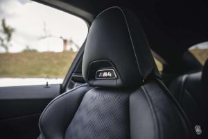 Grey BMW M4 2024 in Klaipeda, with an engine capacity of 2.99 L and mileage of 12 thousand km for 77900 €, photo 19 on AUTOMOTO.COM.LV