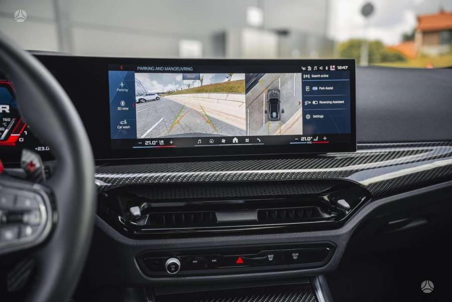 Grey BMW M4 2024 in Klaipeda, with an engine capacity of 2.99 L and mileage of 12 thousand km for 77900 €, photo 36 on AUTOMOTO.COM.LV