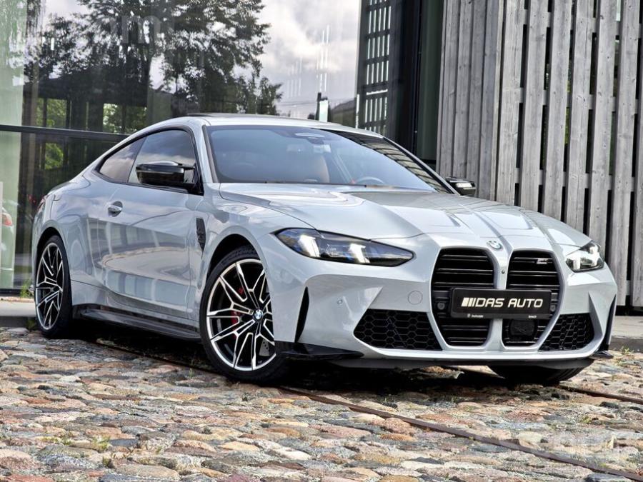 Grey BMW M4 2024 in Riga, with an engine capacity of 3.00 L and mileage of 10 thousand km for 94444 €, photo 3 on AUTOMOTO.COM.LV