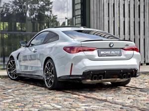 Grey BMW M4 2024 in Riga, with an engine capacity of 3.00 L and mileage of 10 thousand km for 94444 €, photo 5 on AUTOMOTO.COM.LV