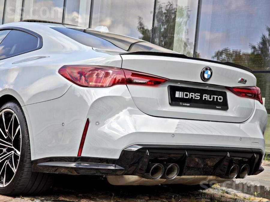 Grey BMW M4 2024 in Riga, with an engine capacity of 3.00 L and mileage of 10 thousand km for 94444 €, photo 11 on AUTOMOTO.COM.LV