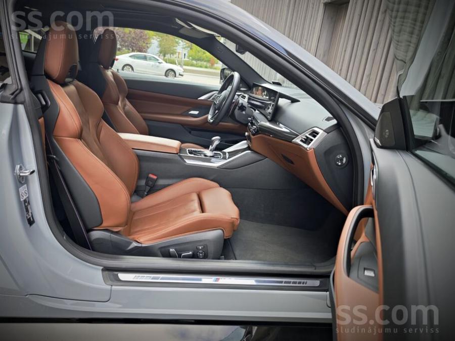 Grey BMW M4 2024 in Riga, with an engine capacity of 3.00 L and mileage of 10 thousand km for 94444 €, photo 15 on AUTOMOTO.COM.LV