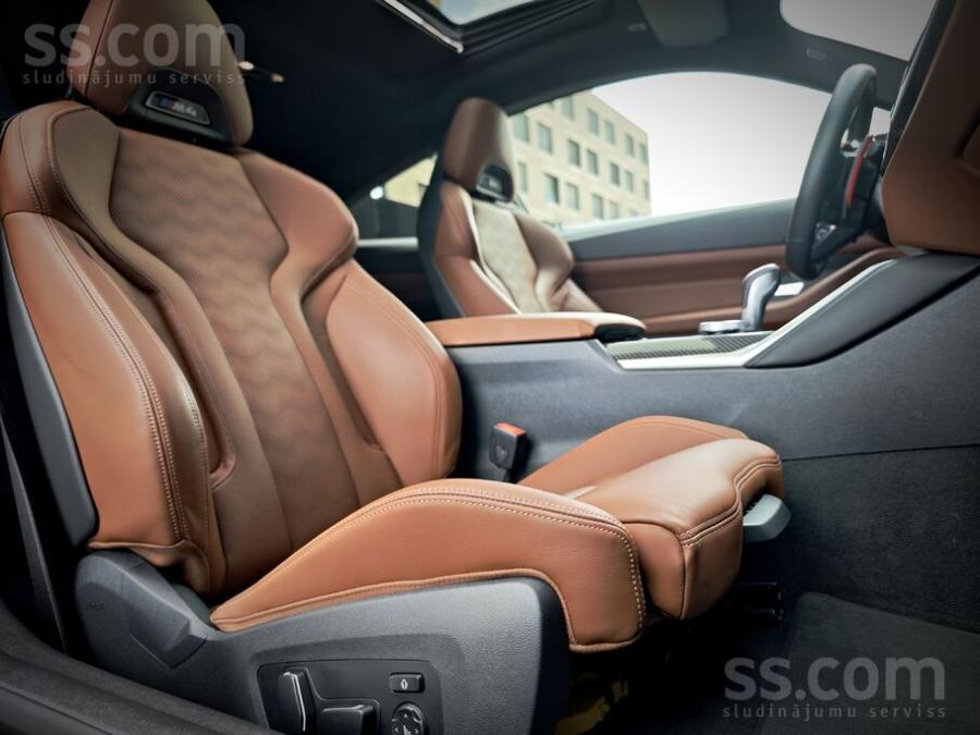 Grey BMW M4 2024 in Riga, with an engine capacity of 3.00 L and mileage of 10 thousand km for 94444 €, photo 16 on AUTOMOTO.COM.LV